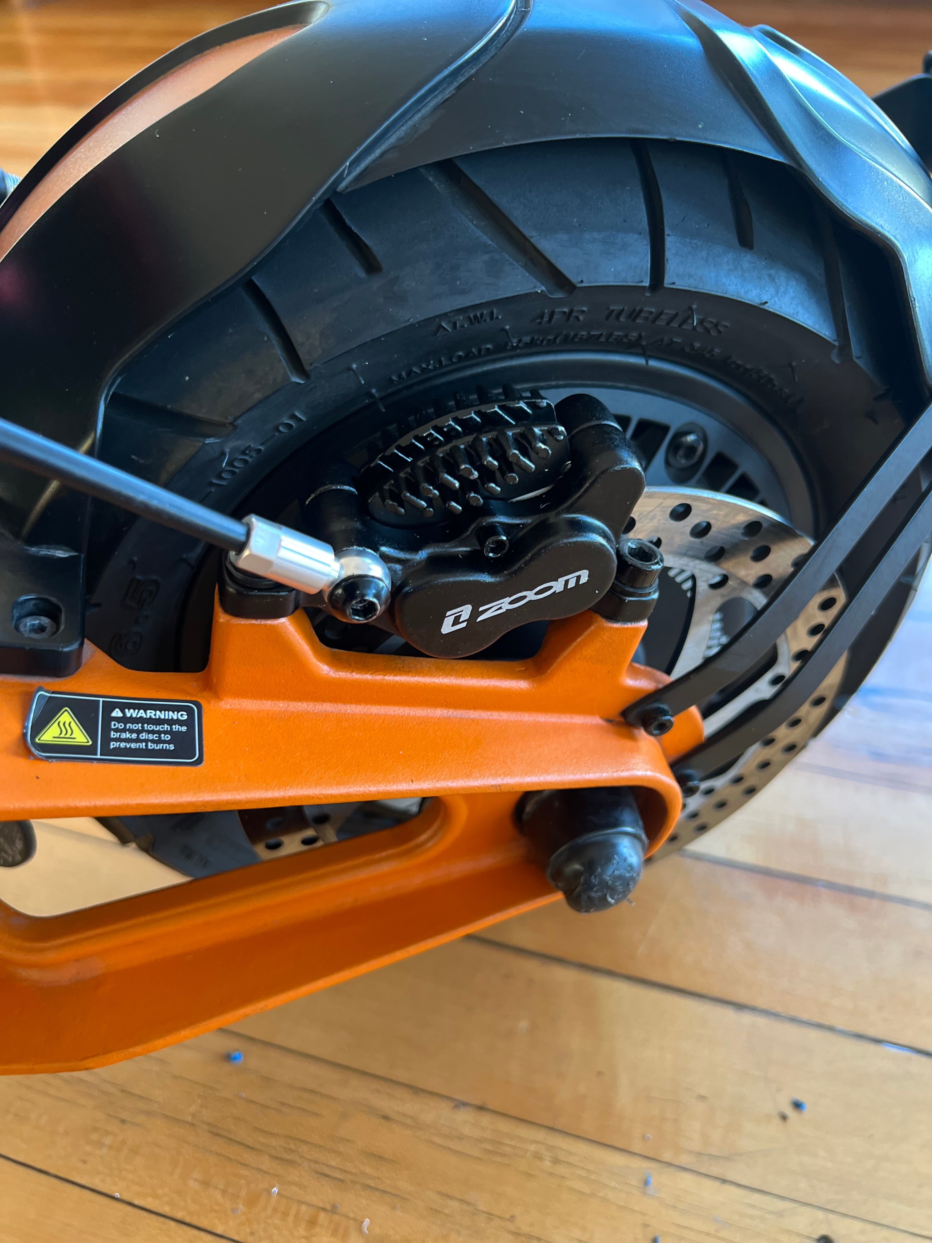 Inmotion RS Brake Caliper Quad Piston Upgrade With Ceramic Heat Sink B ...